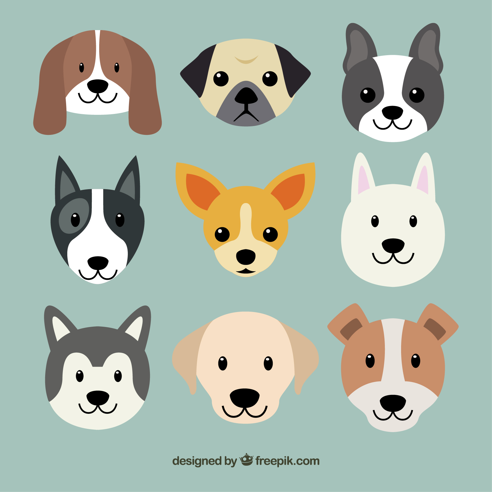 Dogs Vector Graphics | Everypixel
